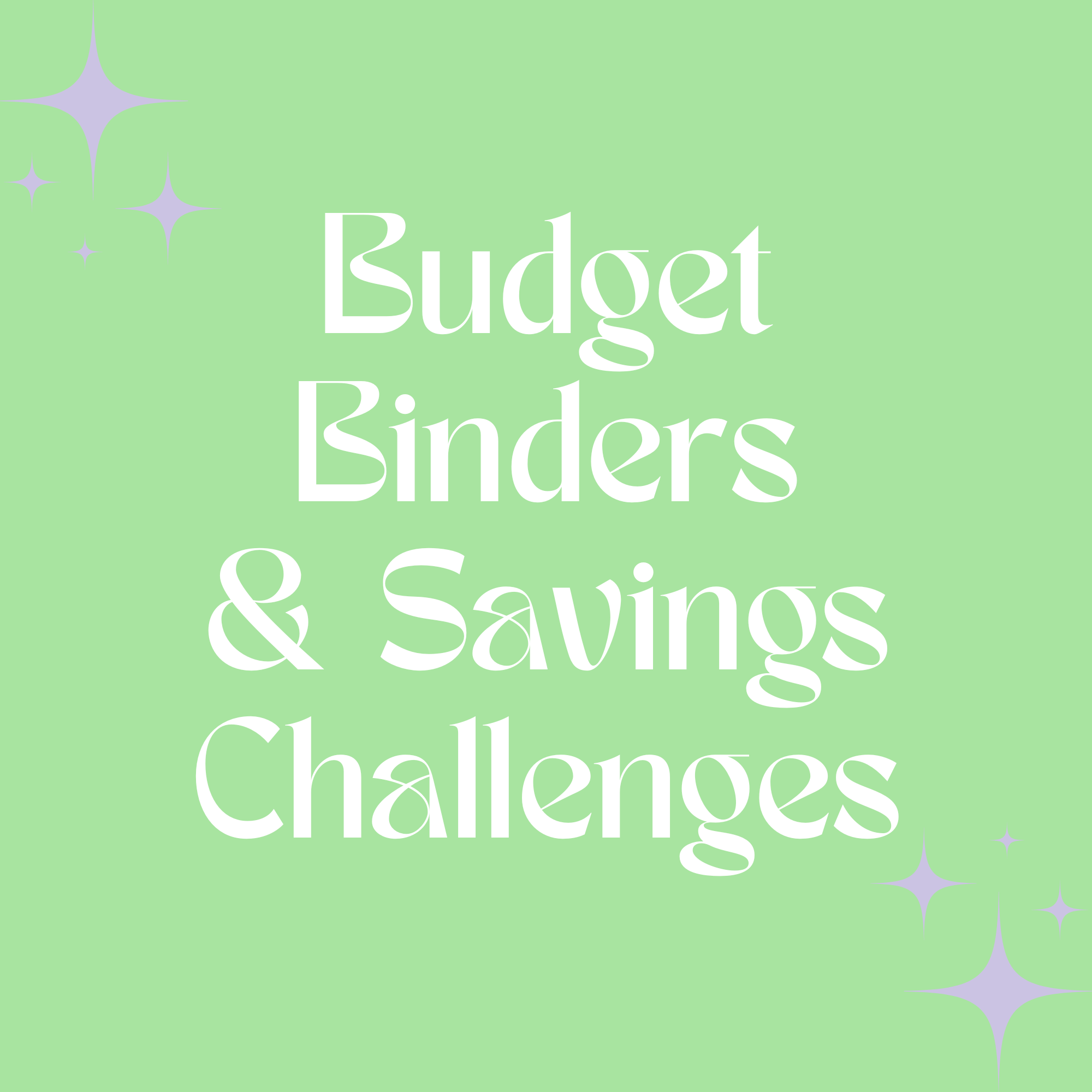 Budget Tracker Sheets - Fits In A6 Pouches l Kyla May Designs