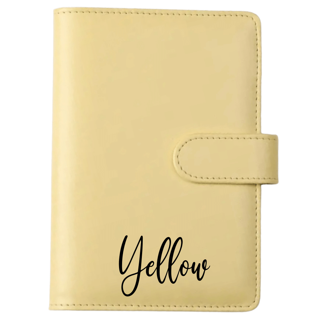 Yellow Budget Binder - A6 l Kyla May Designs